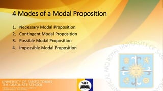 Hypothetical & Modal Propositions | PPTX