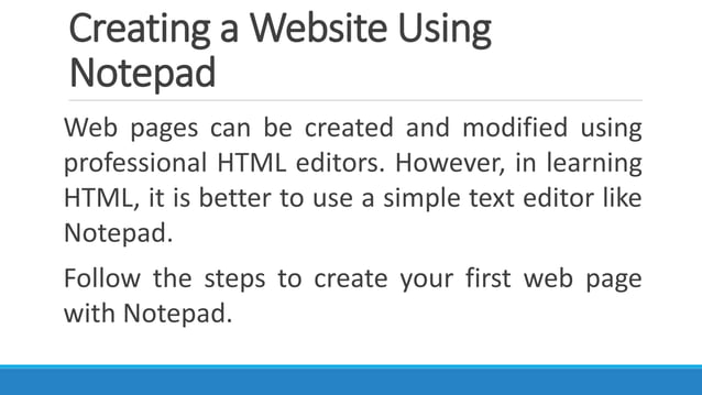 EmpTech Lesson 8 - Basic Web Page Creation | PDF