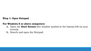 EmpTech Lesson 8 - Basic Web Page Creation | PDF