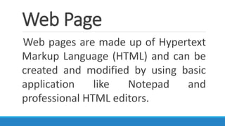 EmpTech Lesson 8 - Basic Web Page Creation | PDF