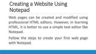 EmpTech Lesson 8-Basic Web Page Creation.pptx