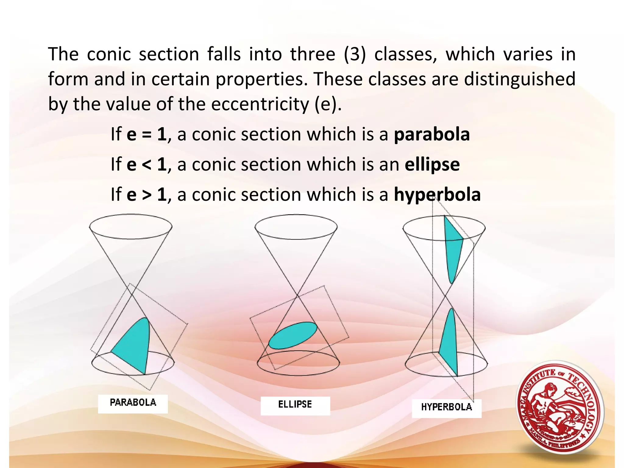 Lesson 8 conic sections - parabola | PPT