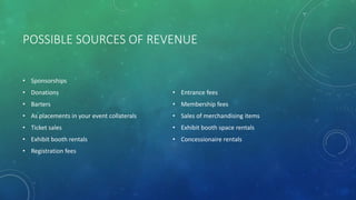 Lesson 8 event budgets | PPTX