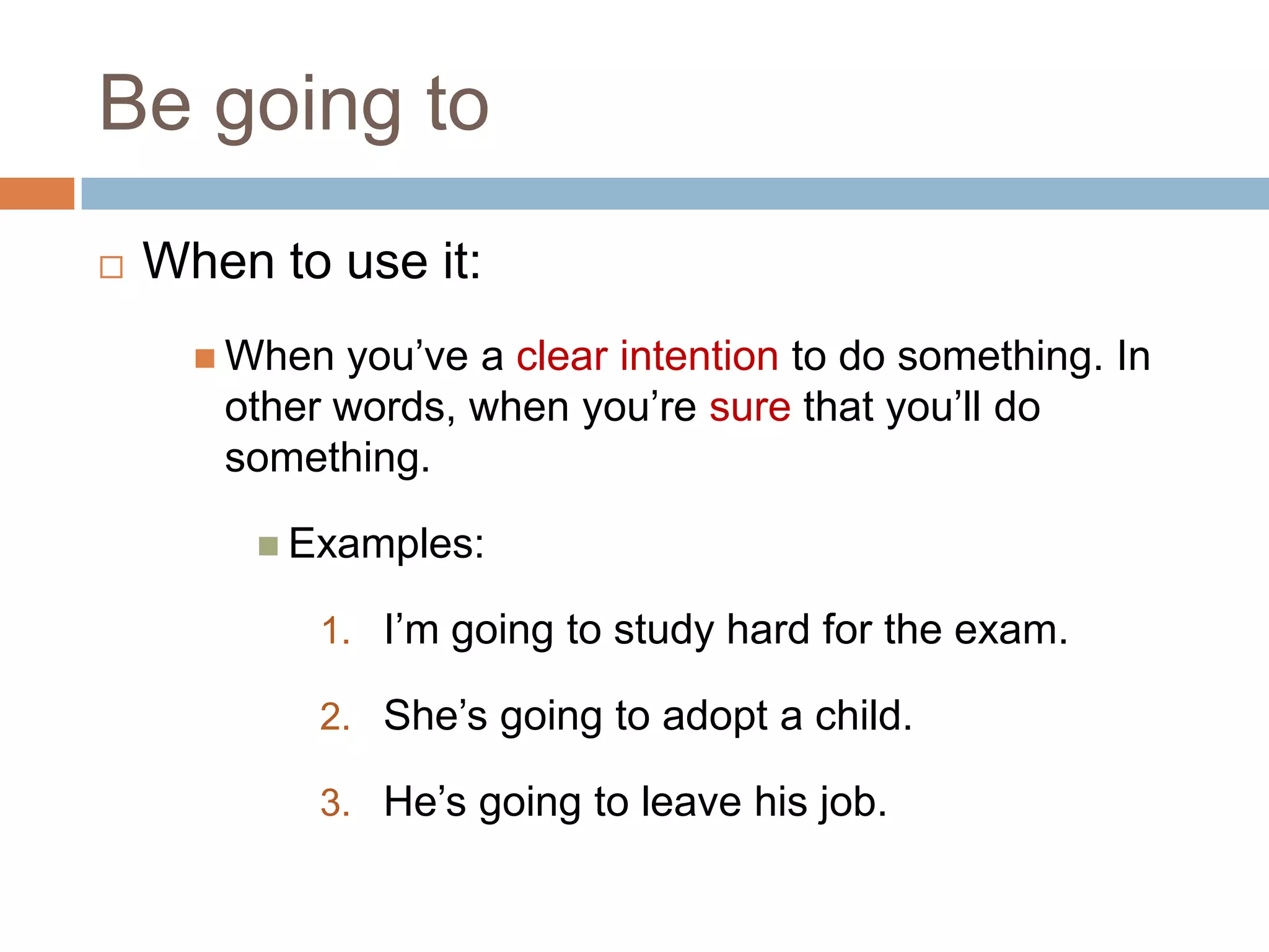 Future Intentions! | PPT