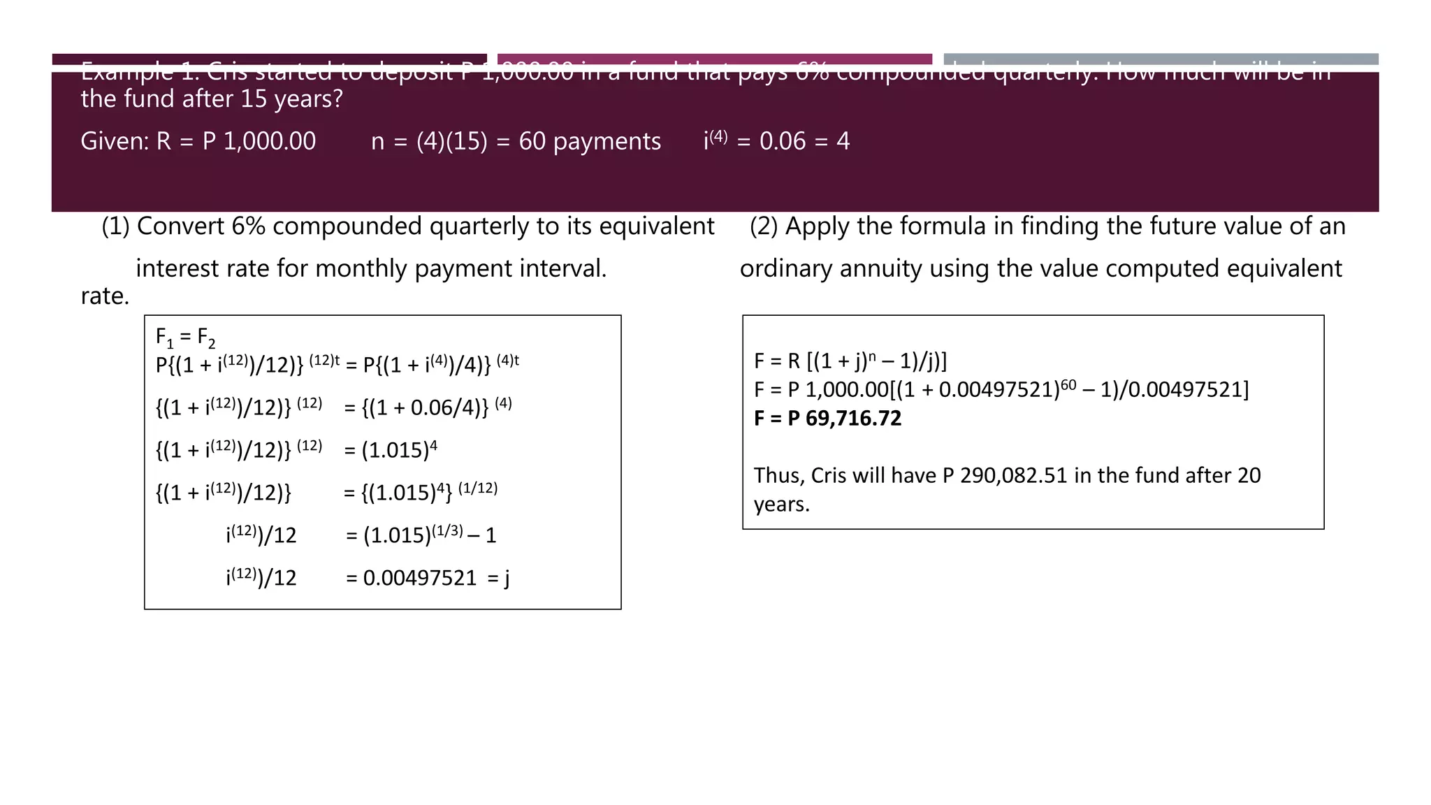 Lesson 8 general annuity | PPT