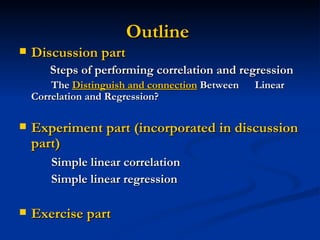 Lesson 8 Linear Correlation And Regression | PPT