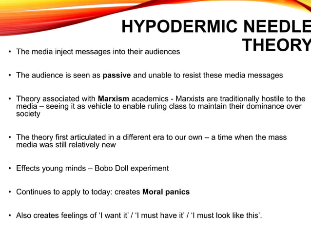 Lesson 8 - Marxism, cultural hegemony and the effects theory | PPT