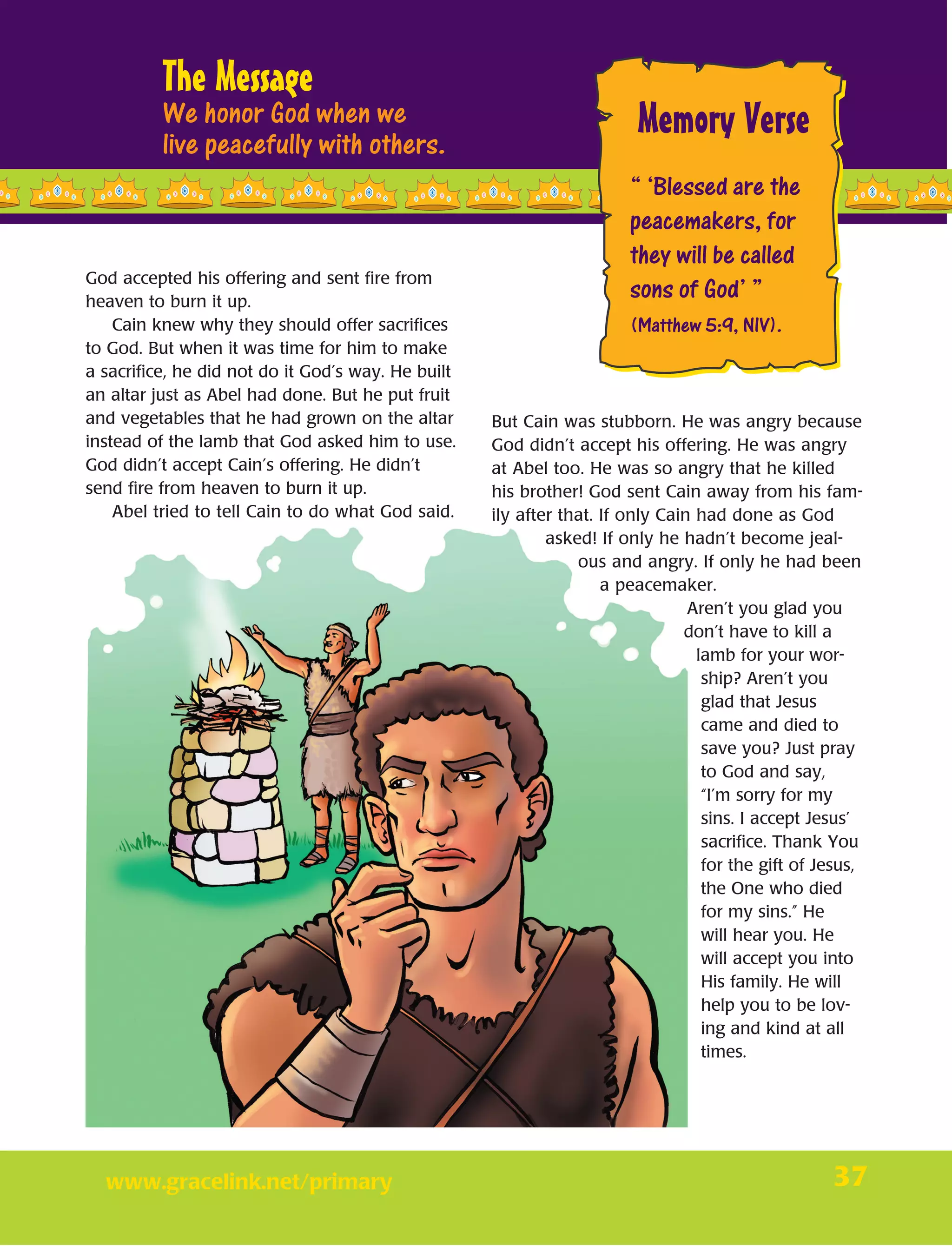 Lesson 8 | Primary | Sabbath School | Second Quarter 2015 | PDF