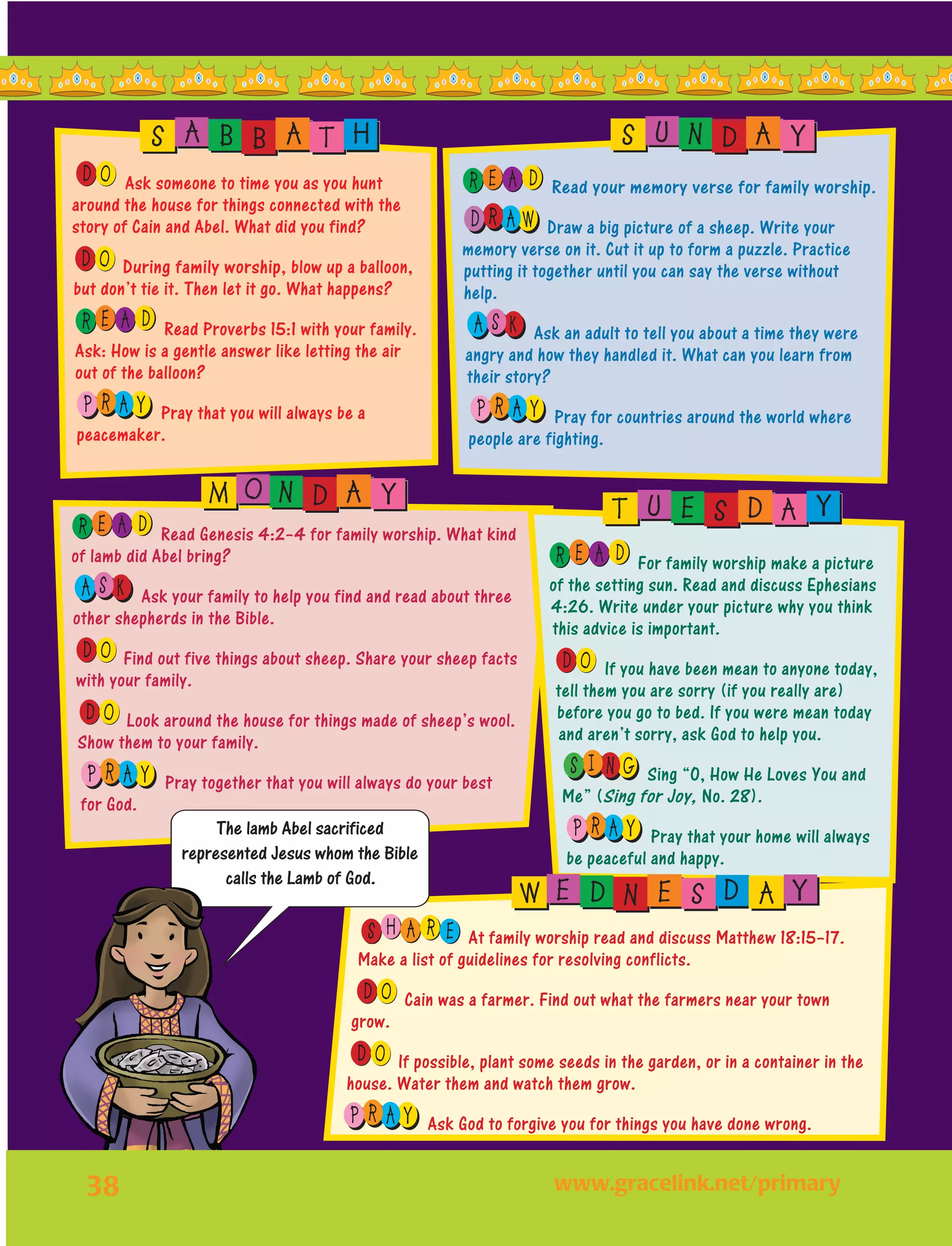 Lesson 8 | Primary | Sabbath School | Second Quarter 2015 | PDF