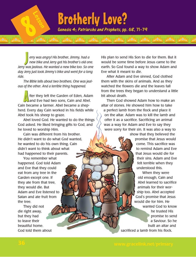 Lesson 8 | Primary | Sabbath School | Second Quarter 2015 | PDF ...