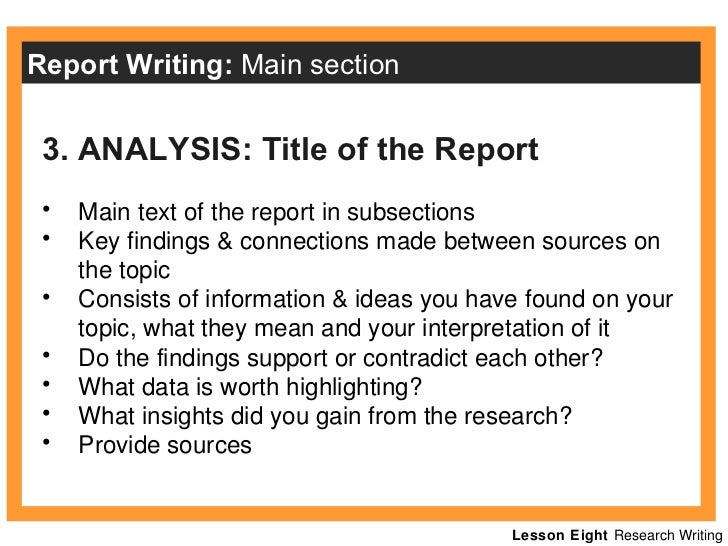 Lesson 8 - Research Writing 2