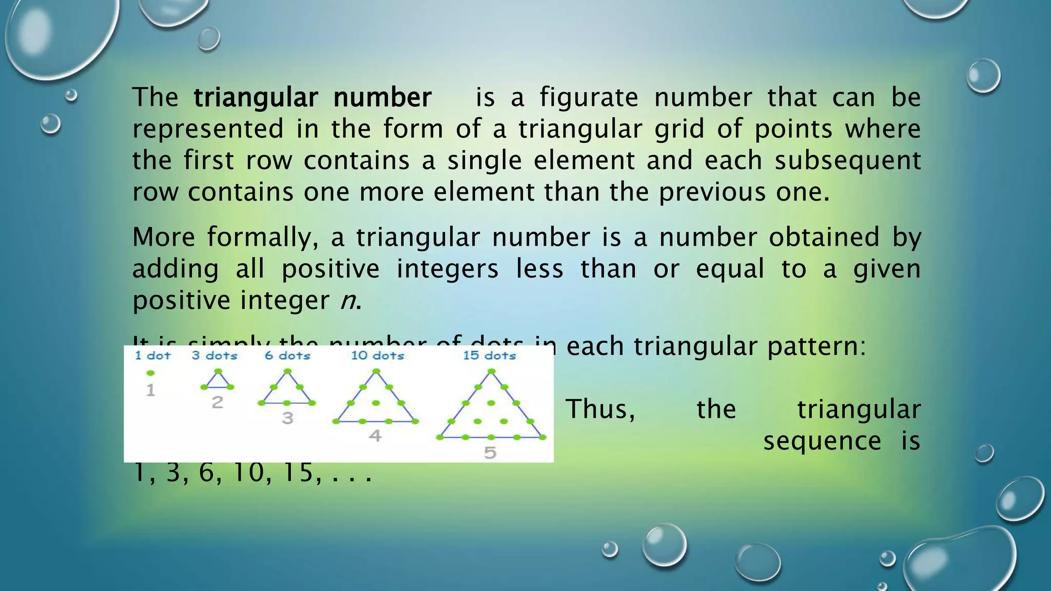 Lesson 8 triangular numbers | PPTX