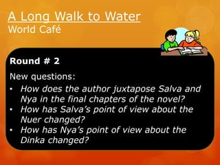 A Long Walk to Water: Lesson8 unit2 | PPTX