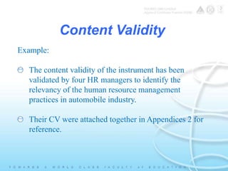 Week 8 & 9 - Validity and Reliability | PPTX | Standardized Testing ...