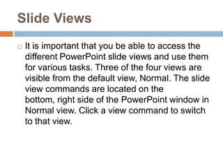 Lesson 8 viewing and printing slides | PPTX
