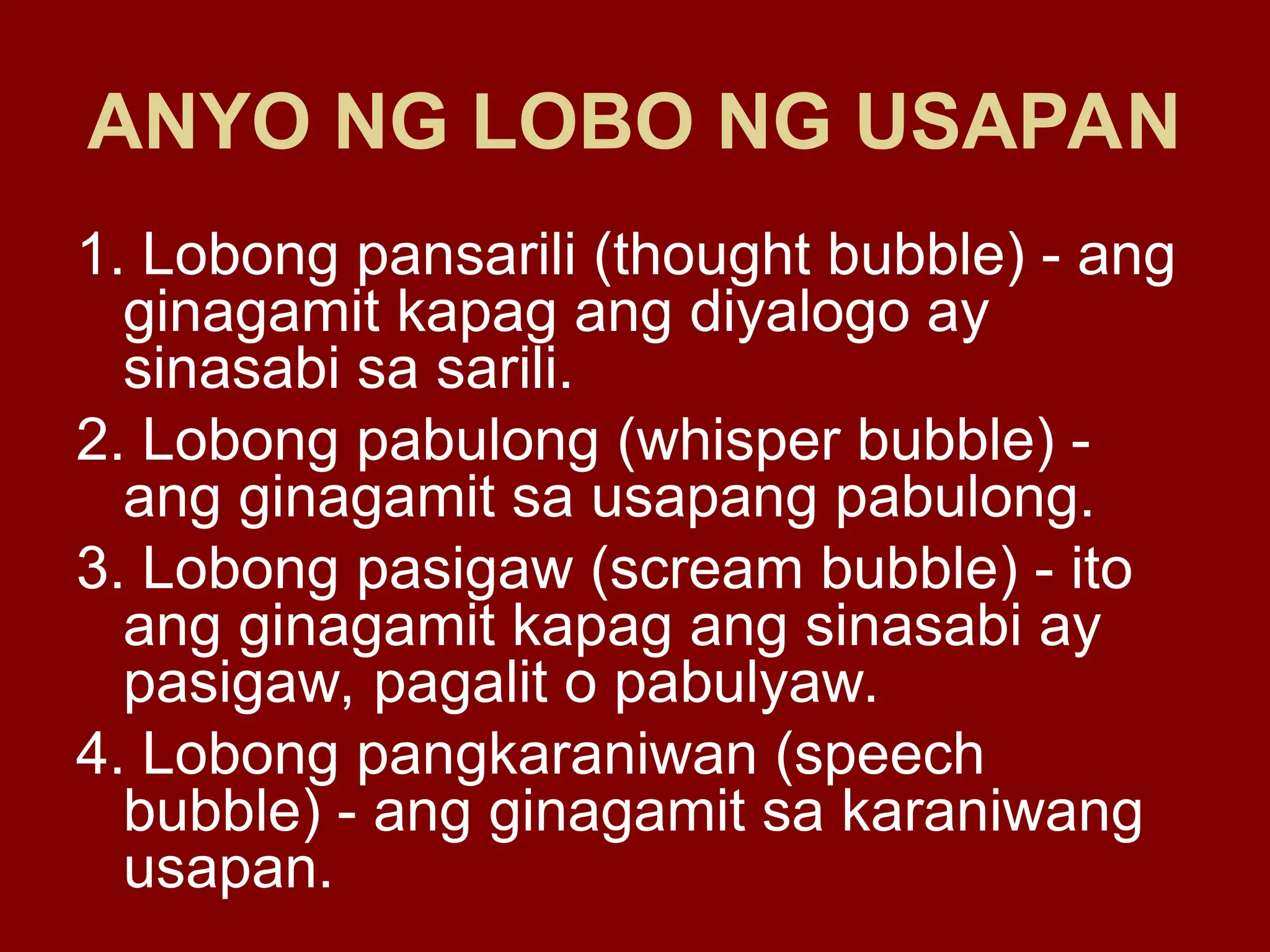 lesson 8 & 9 - tesktong biswal, bahagi ng komiks.ppt