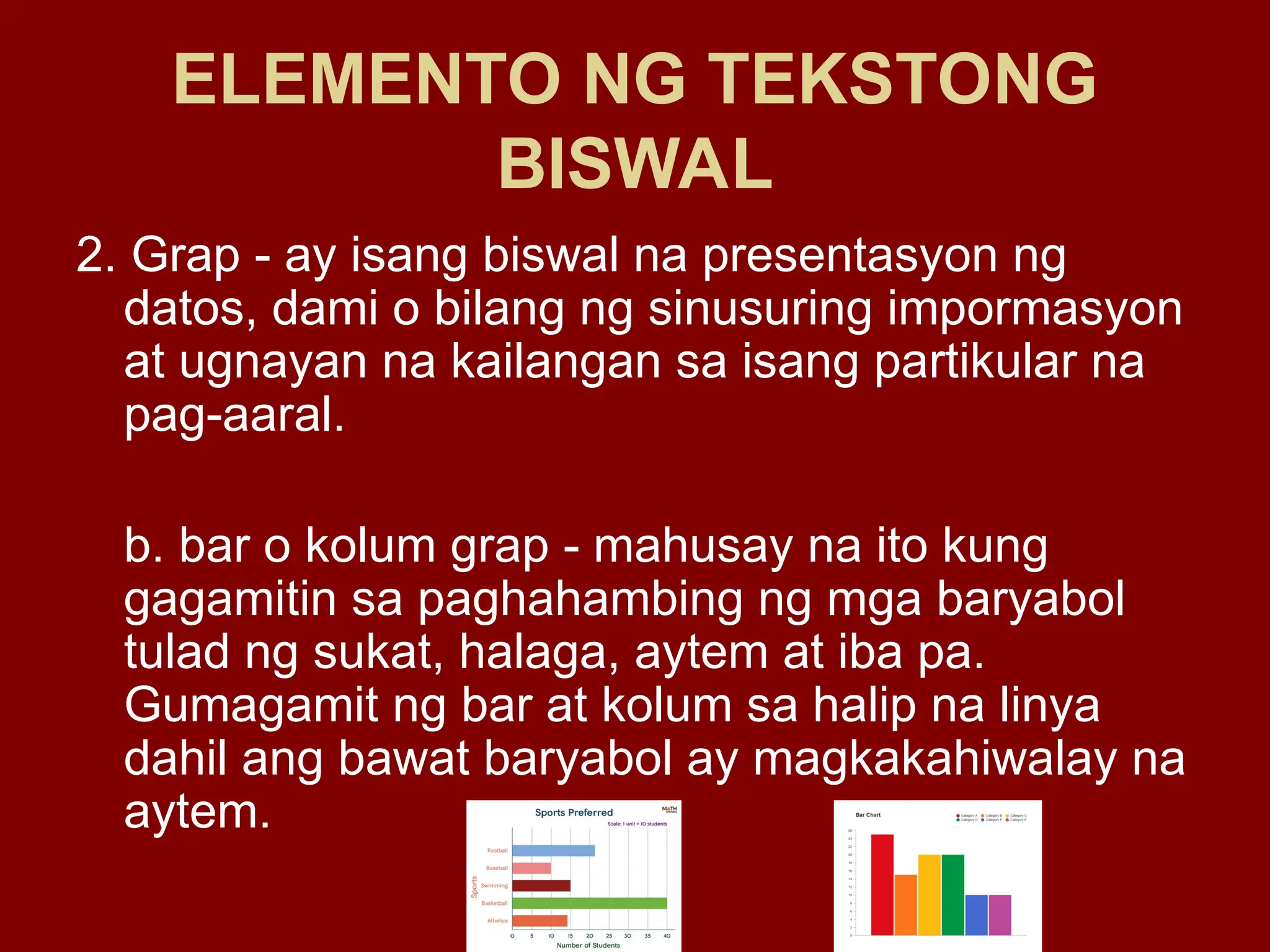 lesson 8 & 9 - tesktong biswal, bahagi ng komiks.ppt