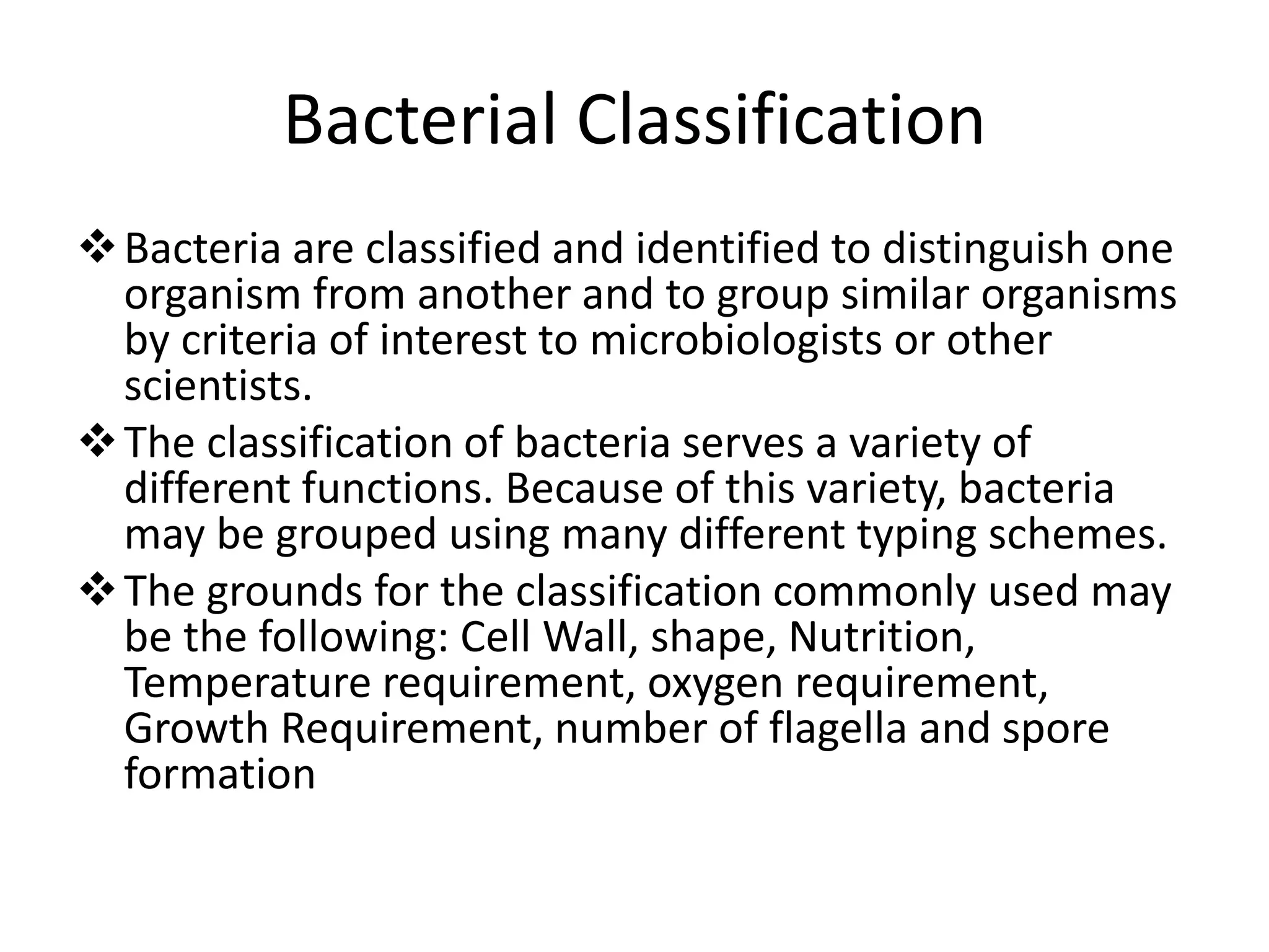 LESSON 8A - Basic Classification of Bacteria.pptx | Infectious Diseases ...