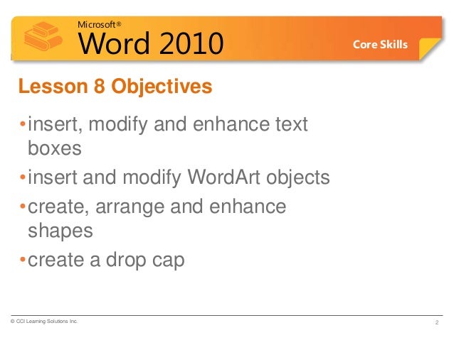 Word Lesson 8B Shapes