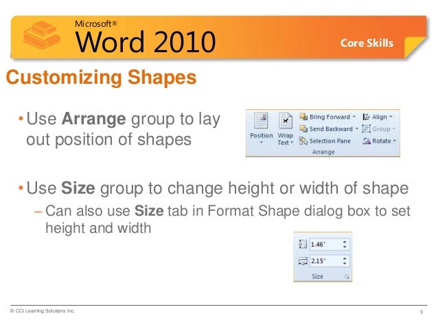 Word Lesson 8B Shapes
