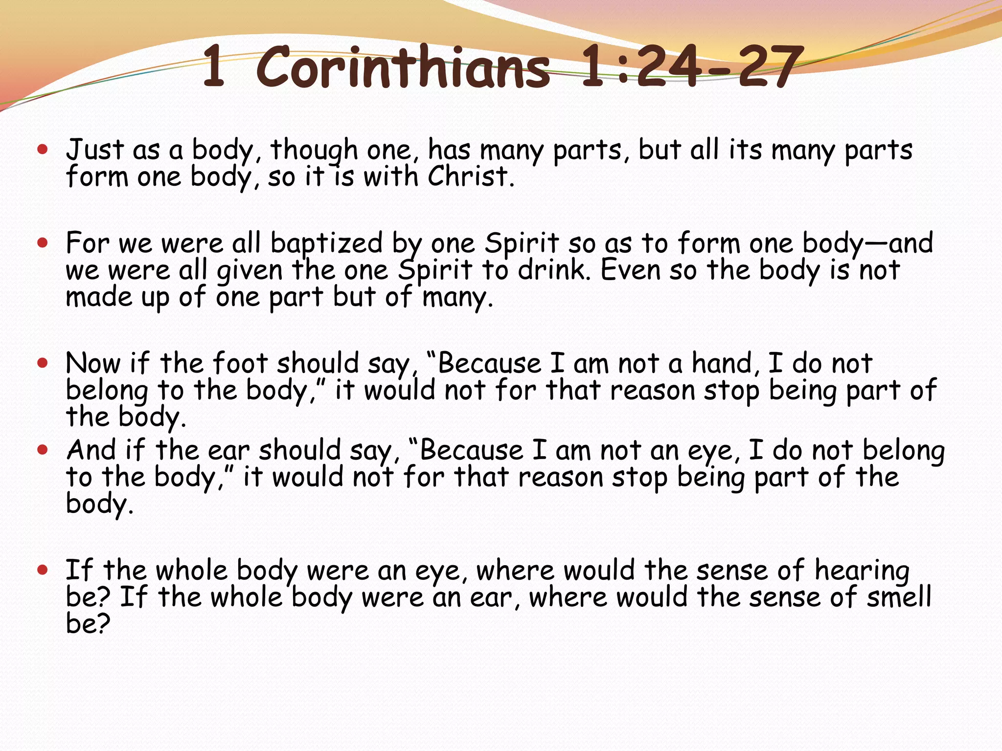 Lesson #8 church mystical body of christ | PPTX