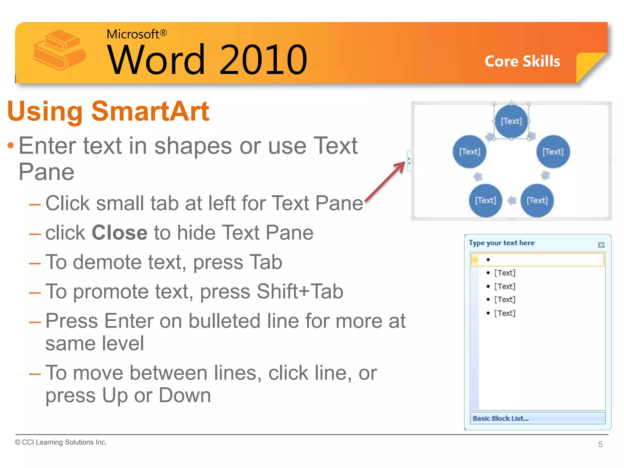 Word Lesson 8C Smartart & Screenshots | PPTX