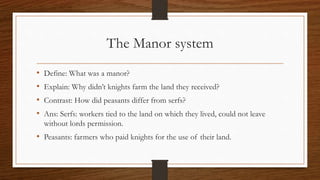 Lesson 8 feudalism spreads | PPT