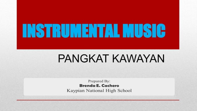 Lesson 8 pangkat kawayan | PPTX | Music | Entertainment