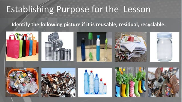 Lesson 8 recycling of waste materials | PPTX