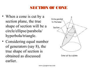 Lesson 8 Section of Solids - Part II | PPT