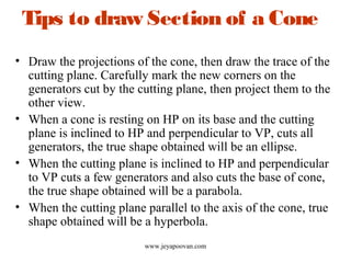 Lesson 8 Section of Solids - Part II | PPT