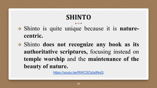 Lesson 8_Shinto..........................pptx | Hinduism | Religion ...