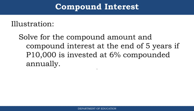 LESSON 8 SIMPLE AND COMPOUND INTEREST.pptx | Stocks and Bonds ...