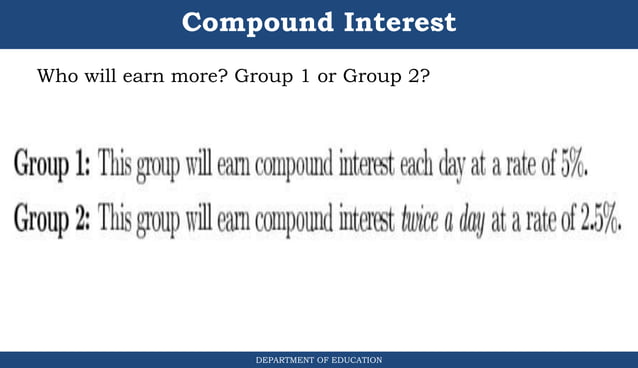 LESSON 8 SIMPLE AND COMPOUND INTEREST.pptx | Stocks and Bonds ...