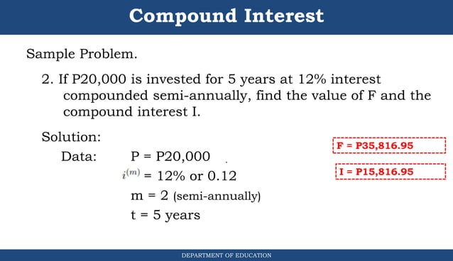 LESSON 8 SIMPLE AND COMPOUND INTEREST.pptx | Stocks and Bonds ...