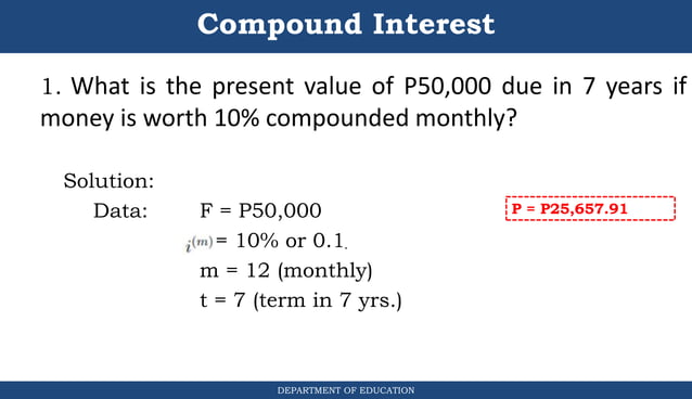 LESSON 8 SIMPLE AND COMPOUND INTEREST.pptx | Stocks and Bonds ...