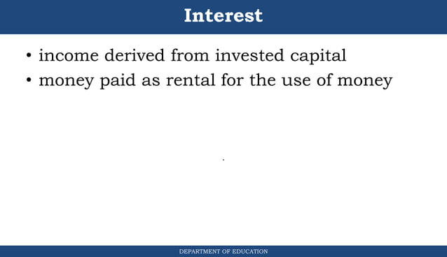 LESSON 8 SIMPLE AND COMPOUND INTEREST.pptx | Stocks and Bonds | Personal Investing