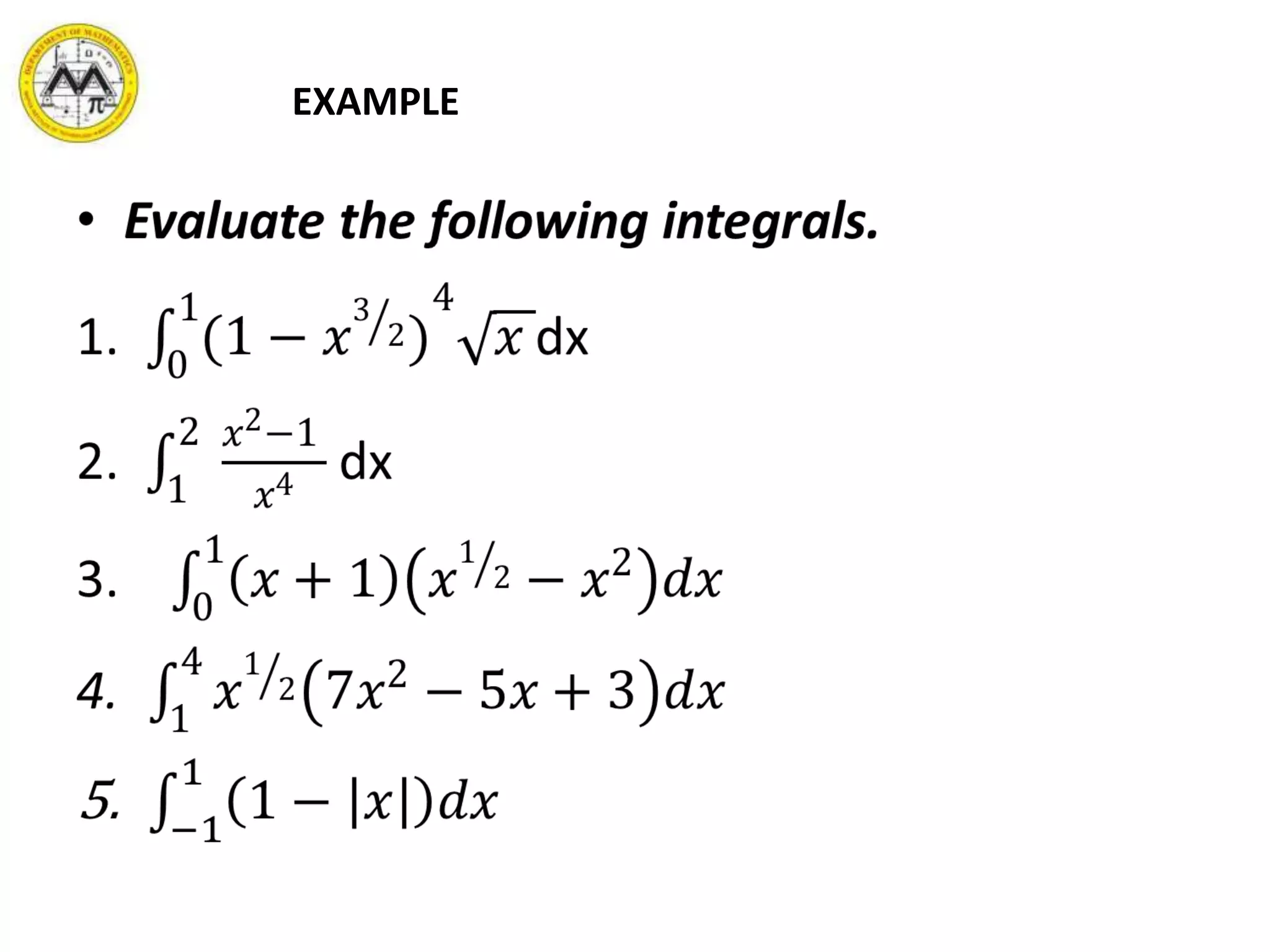 Lesson 8 the definite integrals | PPTX | Geography | Science