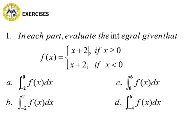 Lesson 8 the definite integrals | PPT