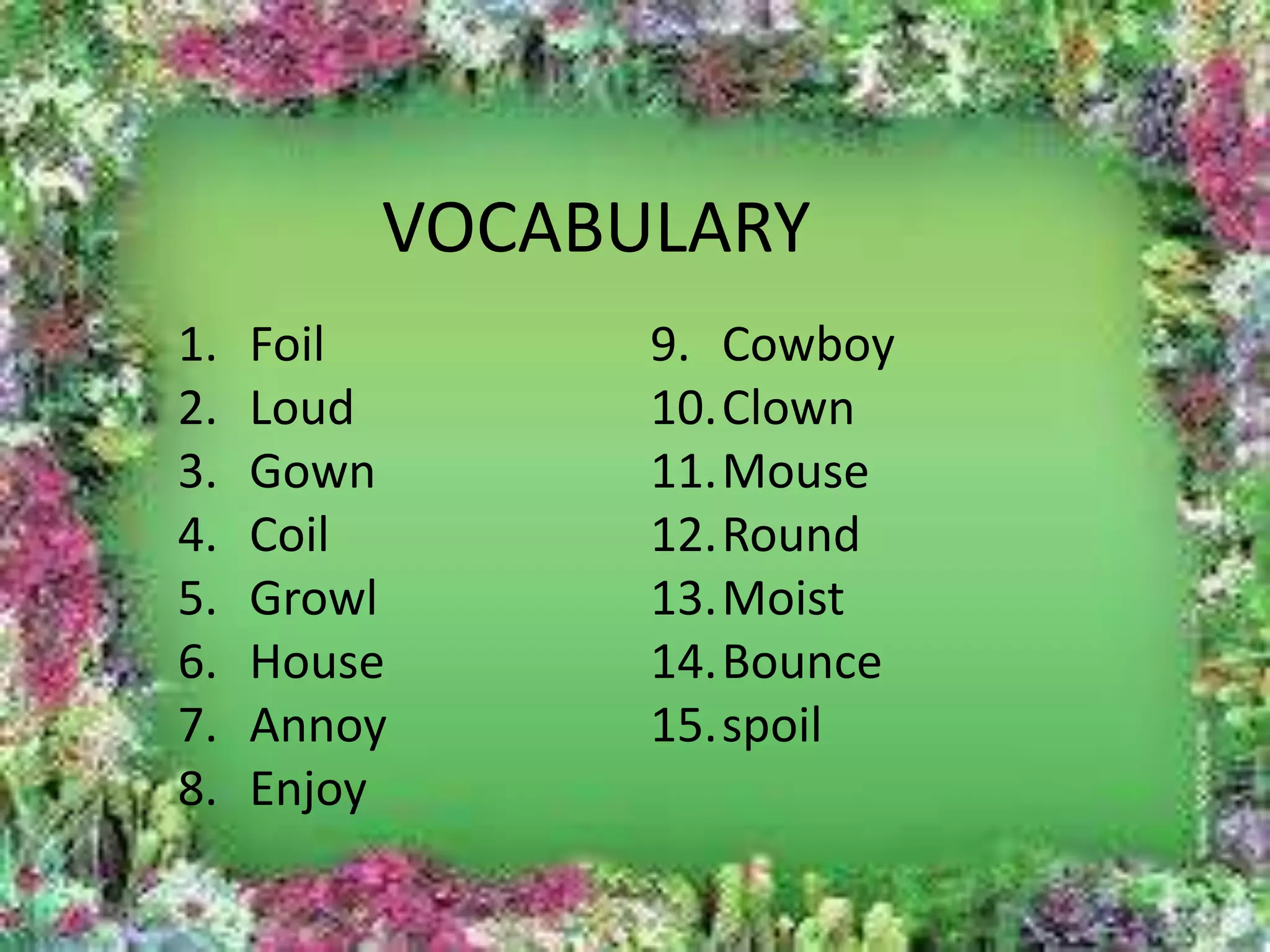 Lesson 8 vowel diphtongs | PPTX