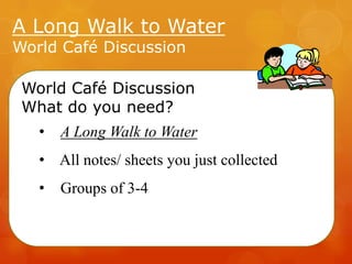 A Long Walk to Water - Lssn 9 | PPTX