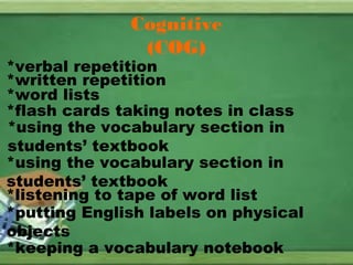 vocabulary words | PPT