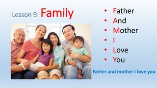 Family members | PPTX | Parenting Children Aged 4-11 | Parenting