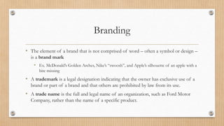 CMARKETING - Product and Branding Concepts | PPTX