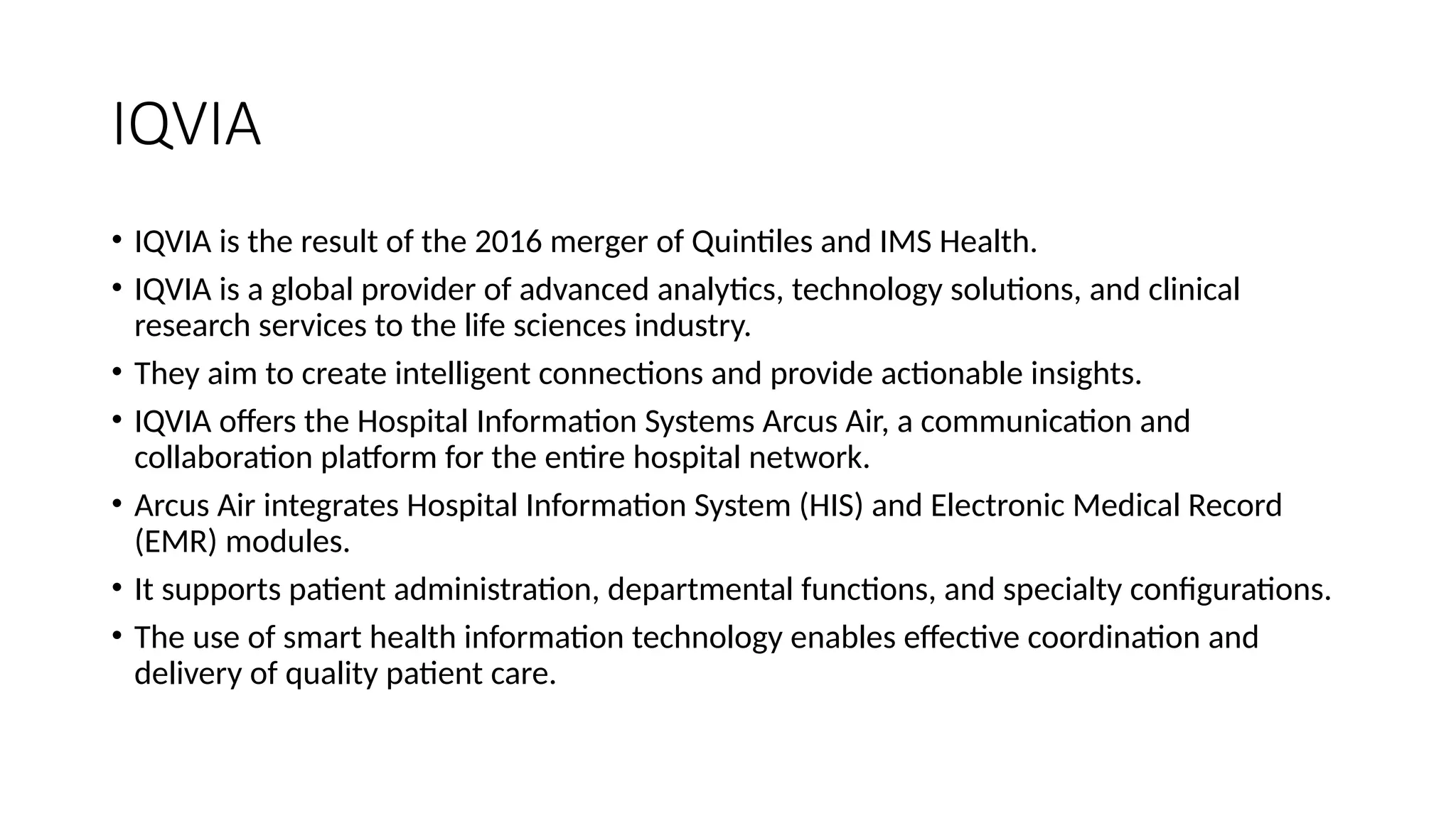 Lesson 9: Hospital Information System (HIS) | PPTX