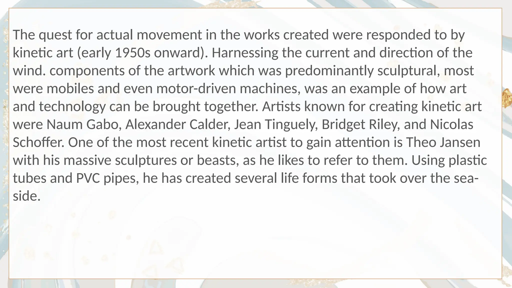 LESSON 9- caught in between: modern and contemporary art( Art ...