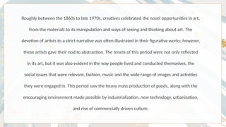 LESSON 9- caught in between: modern and contemporary art( Art ...