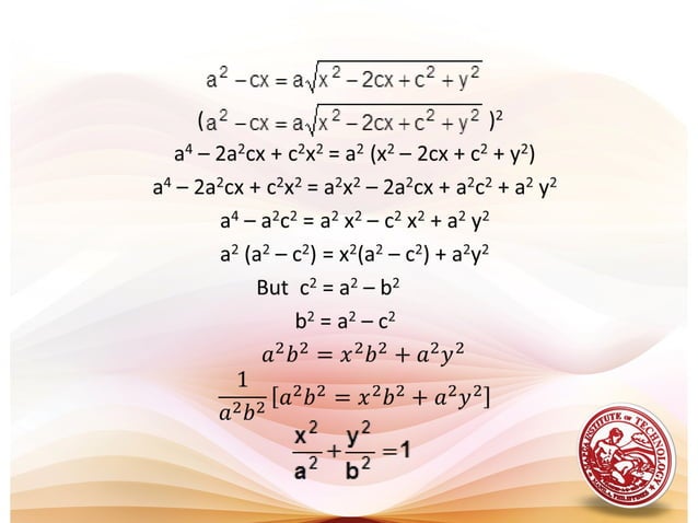 Lesson 9 conic sections - ellipse | PPT | Physics | Science