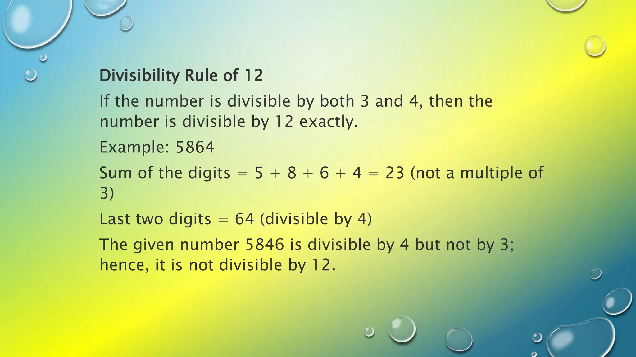 Lesson 9 divisibility rules | PPTX