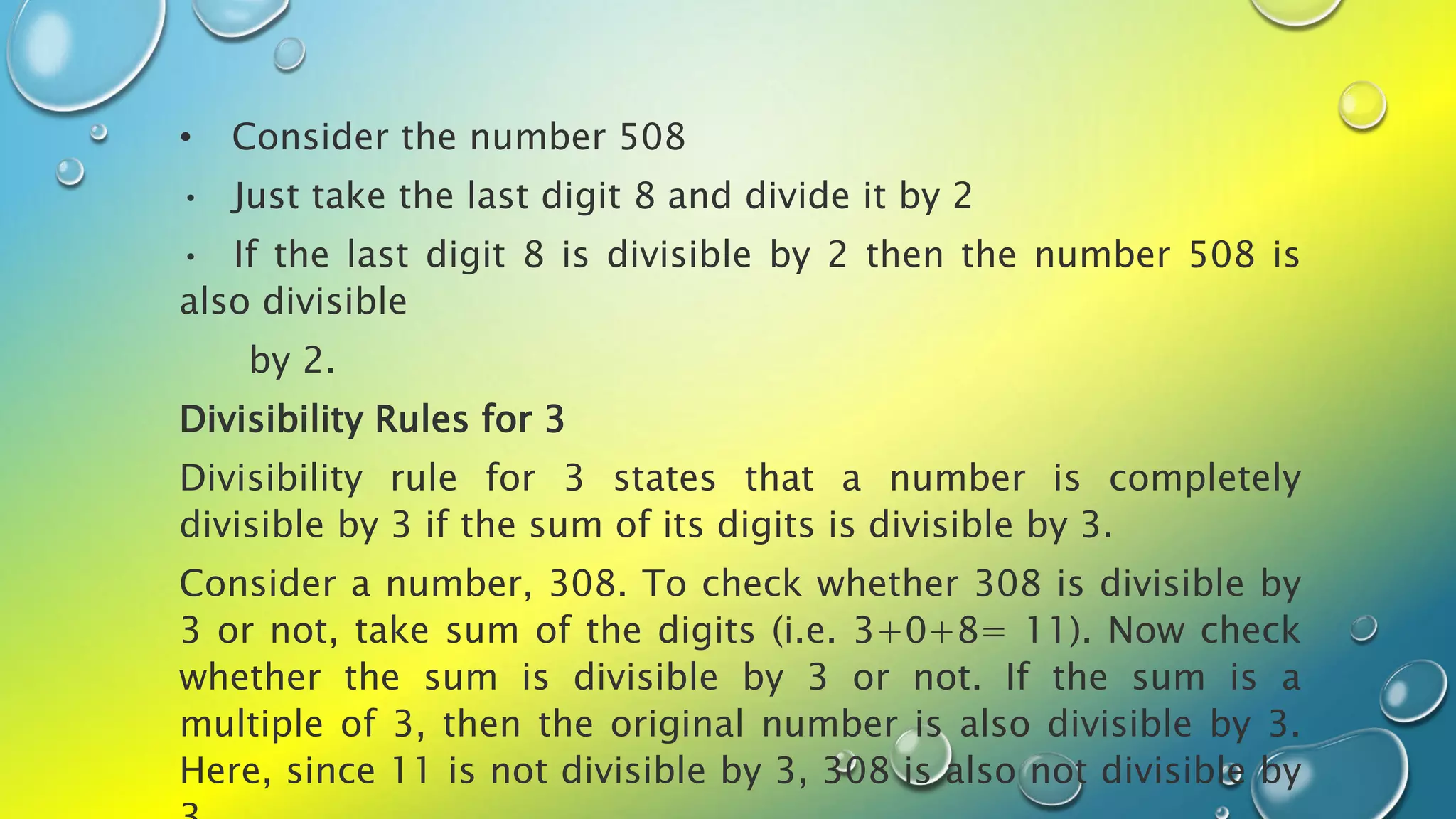 Lesson 9 divisibility rules | PPTX